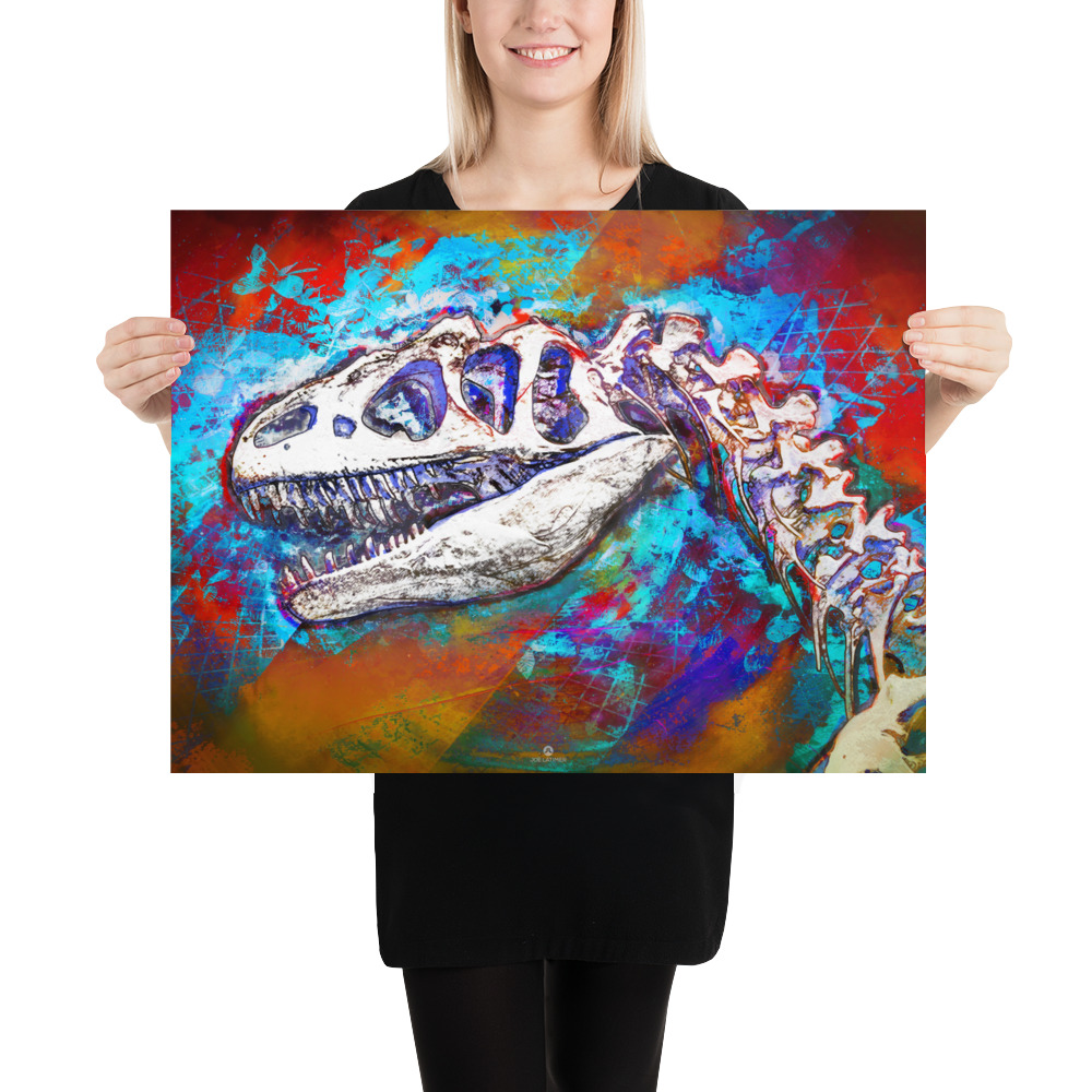 Allosaurus Before Us Poster - Joe Latimer | A Creative Digital Media ...