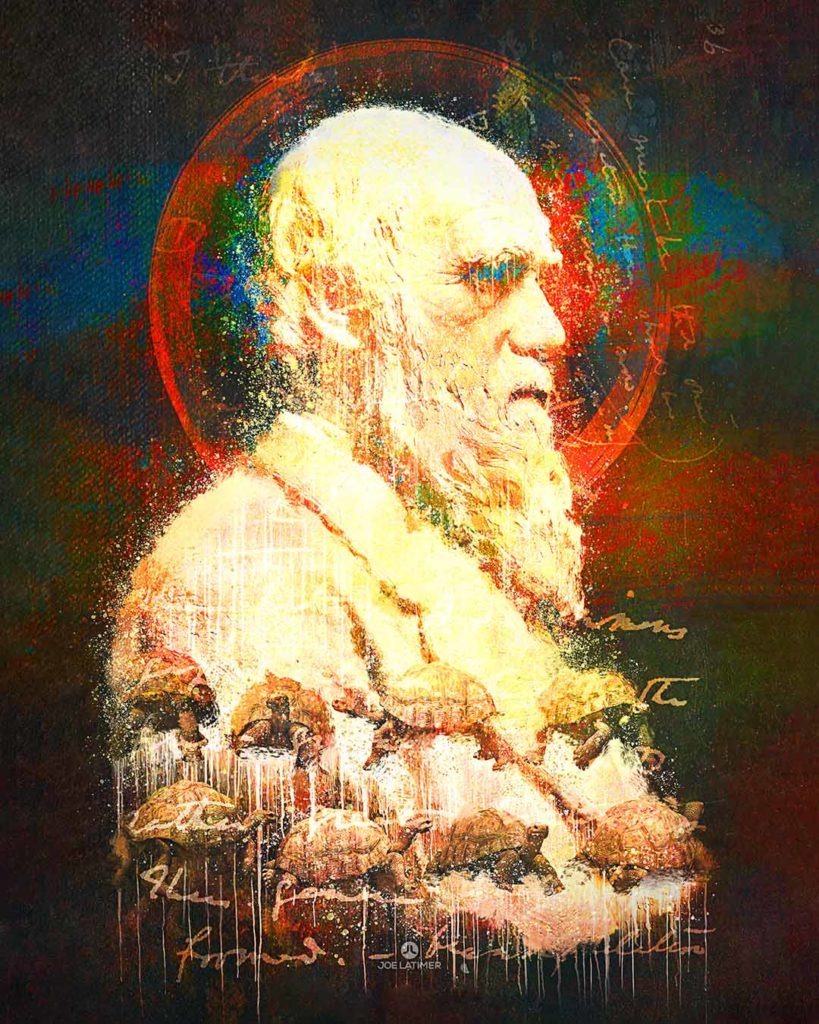 Charles Darwin Poster - Joe Latimer | A Creative Digital Media Artist ...
