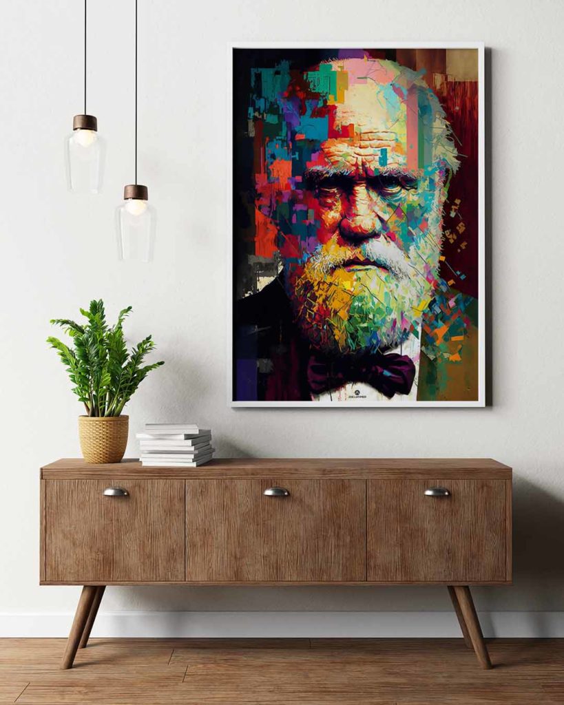 Charles Darwin 2 Poster - Joe Latimer | A Creative Digital Media Artist ...