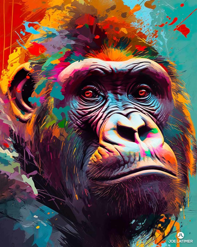 Gorilla Poster - Joe Latimer | A Creative Digital Media Artist | Winter ...