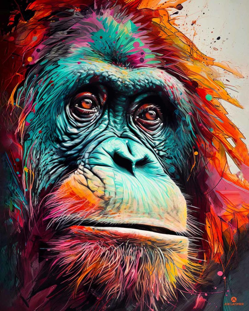 Orangutan Poster - Joe Latimer | A Creative Digital Media Artist ...