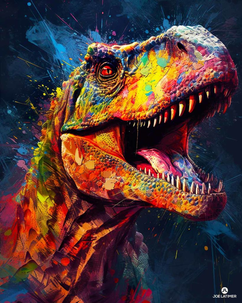 Tyrannosaurus Rex 4 Poster - Joe Latimer | A Creative Digital Media ...