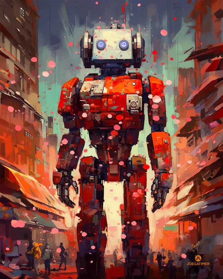 Robot Poster - Joe Latimer | A Creative Digital Media Artist | Winter ...